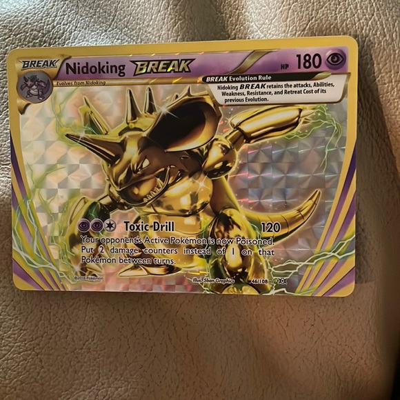 Pokemon | Other | Nidoking Break Pokmon Card | Poshmark